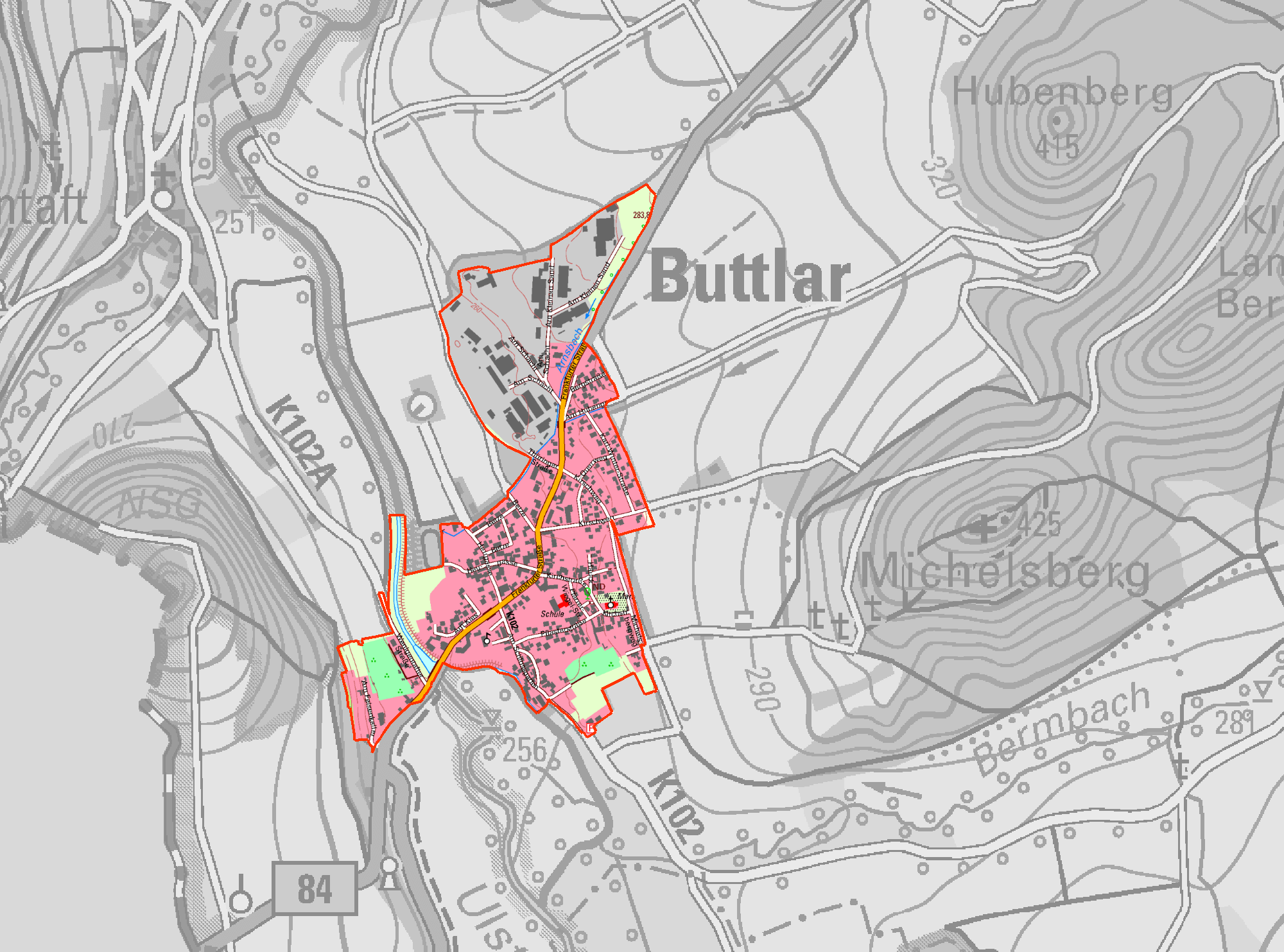 Projektdaten: Buttlar-Dorf - Landentwicklung Online - Thüringen